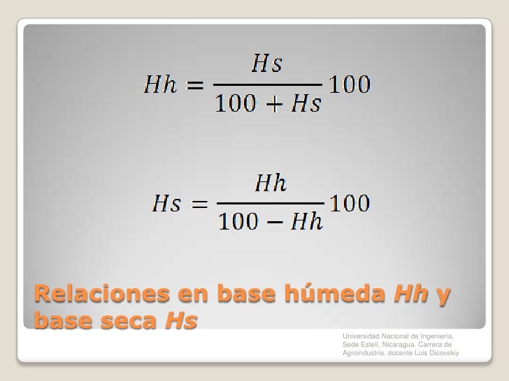 Unidad I Humedad Granos