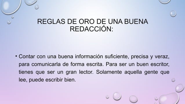 Orden logico en la redaccion | PPT