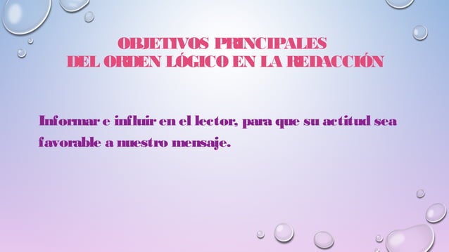 Orden logico en la redaccion | PPT
