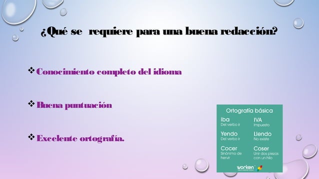 Orden logico en la redaccion | PPT