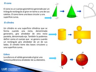 Unidad 2. Representación gráfica de cuerpos geométricos | PPTX