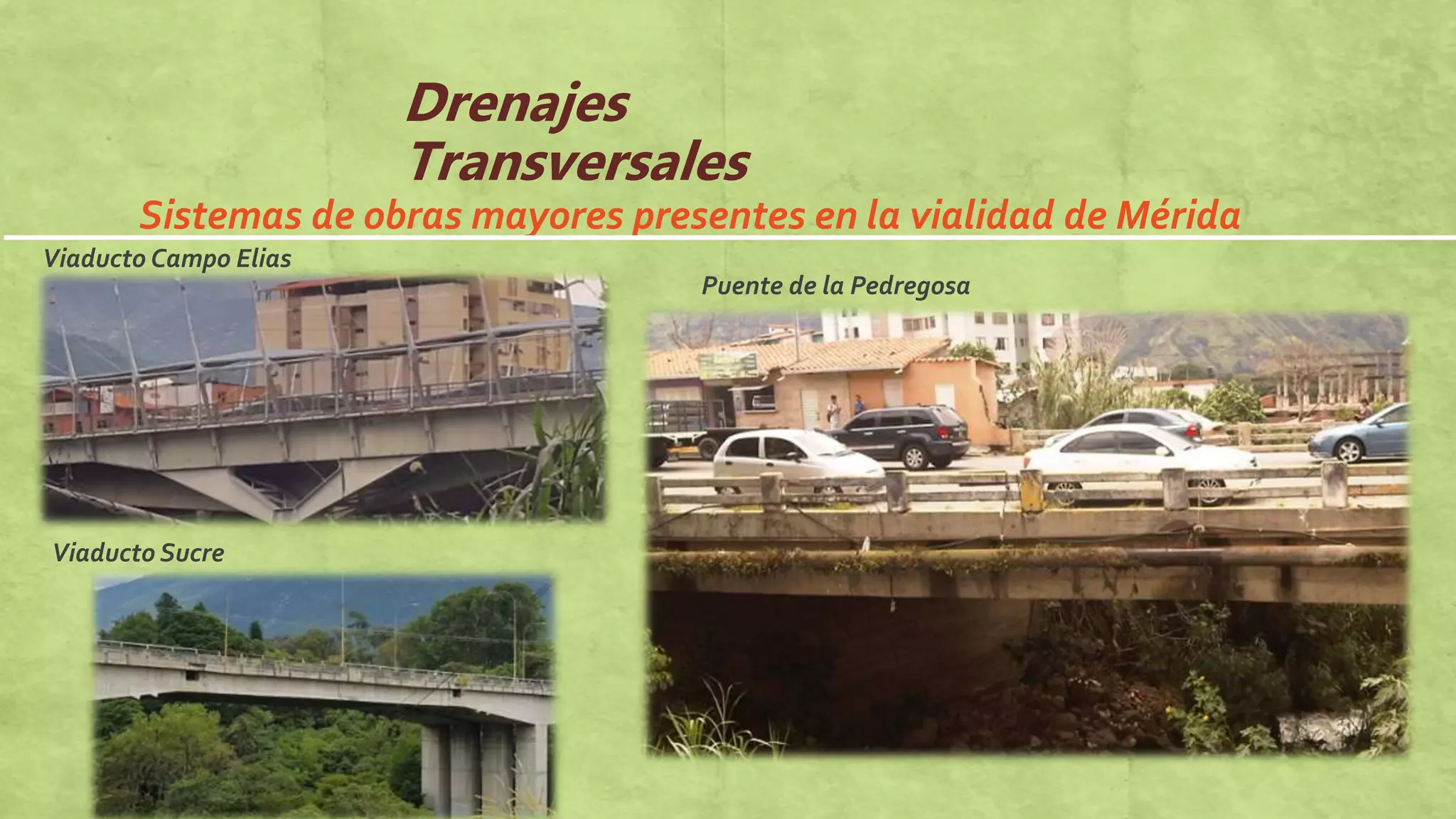 Drenajes Transversales | PPTX