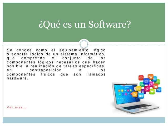 ¿Qué es un Software?
