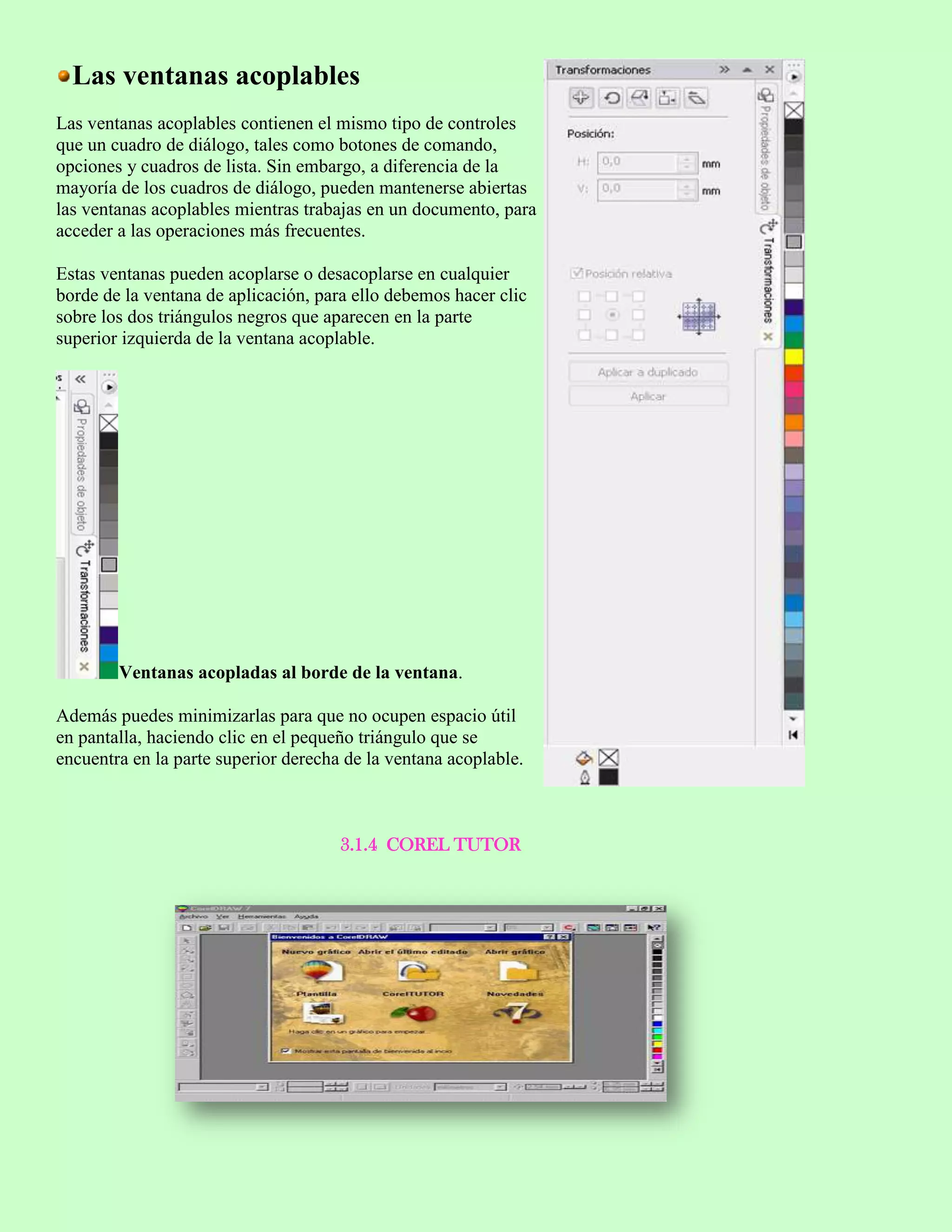 Unidad iii elementos y comandos de corel draw | DOCX