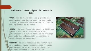 UNIDAD II INFORMATICA. PARTES IMPORTANTES PARA VER EN LA ...