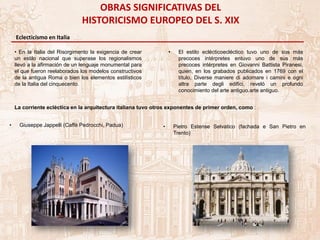 ARQUITECTURA DEL ECLECTICISMO | PDF