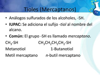 Nomenclatura Química Orgnica | PPTX