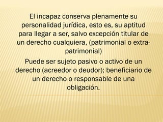 Unidad ii tipos de incapacidades en el derecho costarricense | PDF