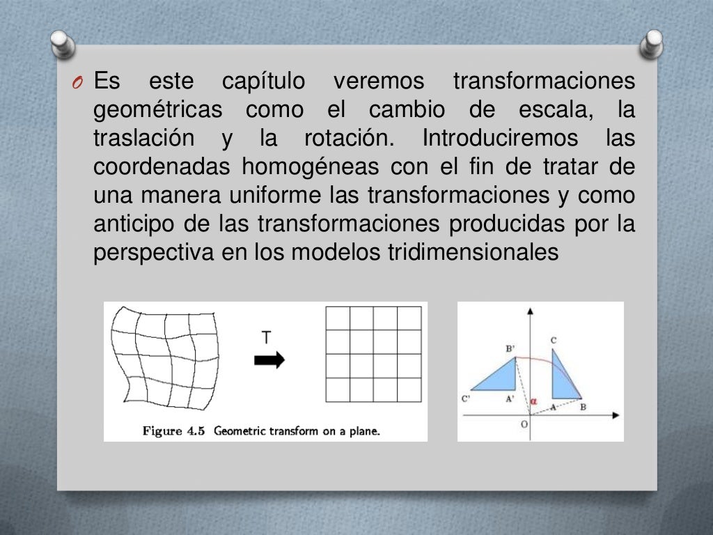 Transformaciones geométricas