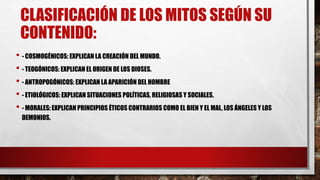 Unidad 1 Mitos y Leyendas | PPT