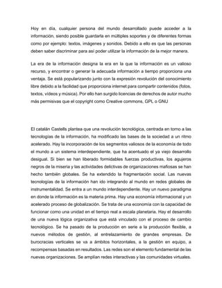 UNIDAD I - INTRODUCCIÓN A LAS TICS - 6 | PDF