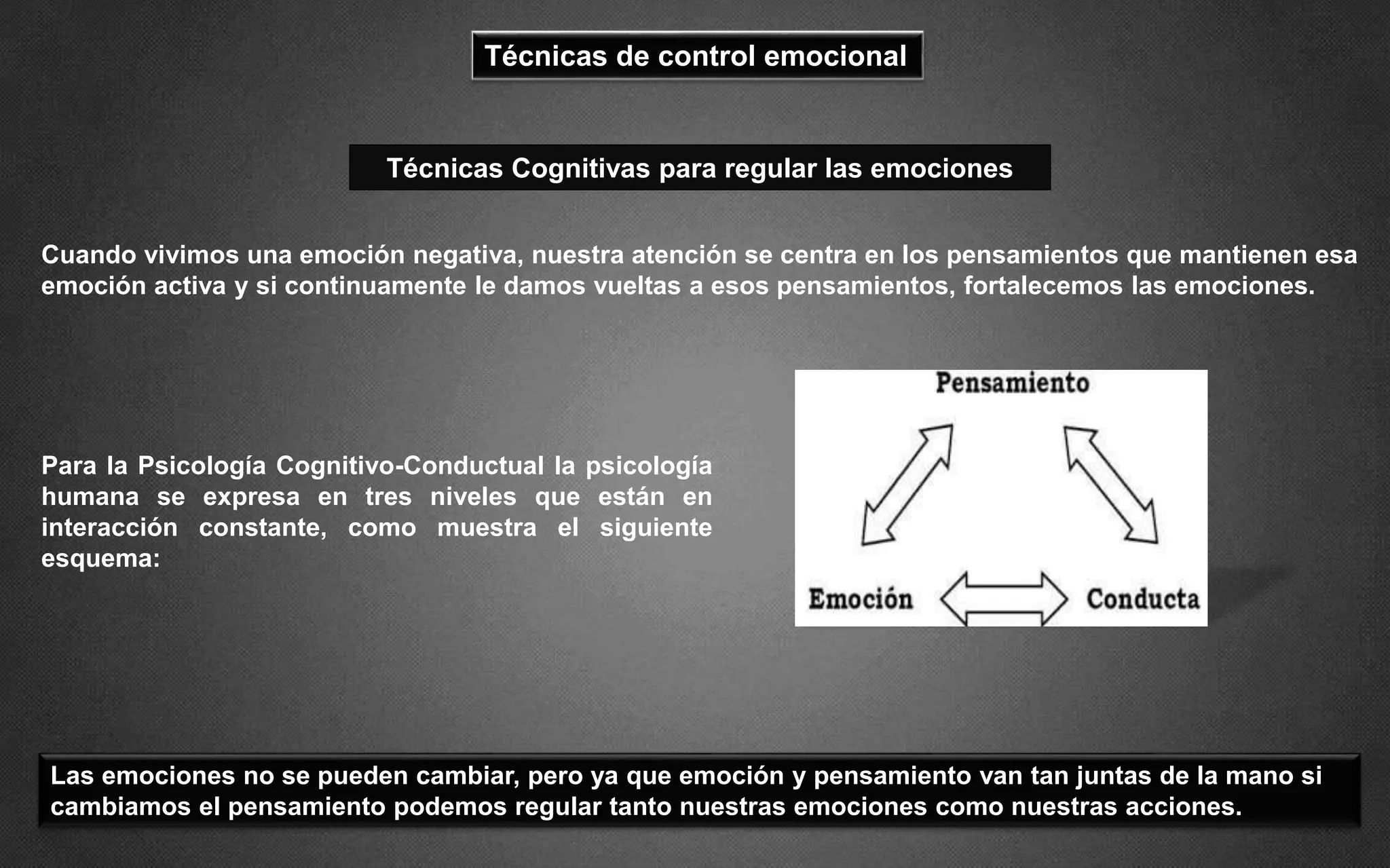 Control de las emociones | PPTX