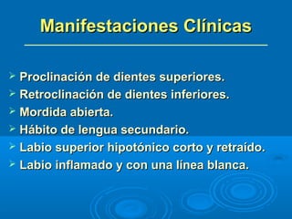 Unidad IV etiologia de las maloclusiones | PPT