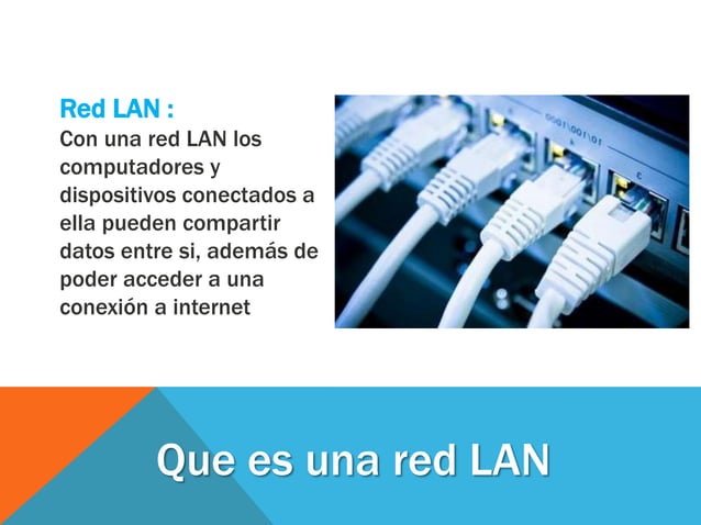Unidad IV Instalacion de Red LAN | PPTX