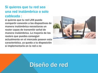Unidad IV Instalacion de Red LAN | PPTX