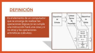 Unidad los Procesadores | PPTX | Computer Peripherals | Computing