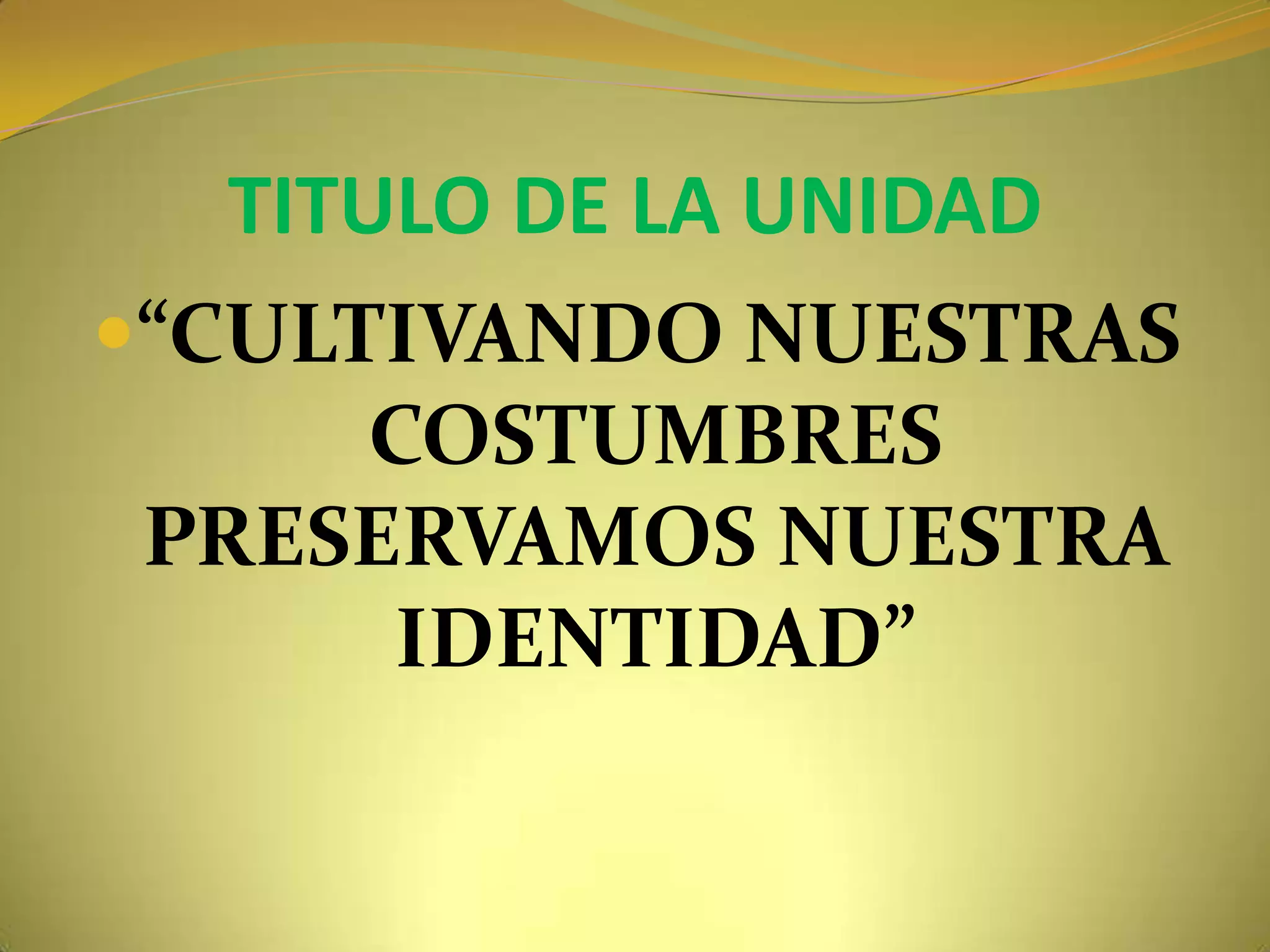 Unidad ppt | PPTX