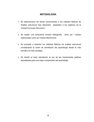 Métodos Básicos de Análisis Estructural | PDF