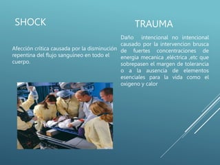 UNIDAD TRAUMA SHOCK EMREGENCIAS Y URGENCIAS | PPTX
