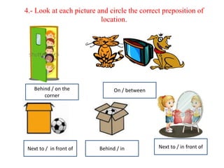 Preposition of location | PPTX