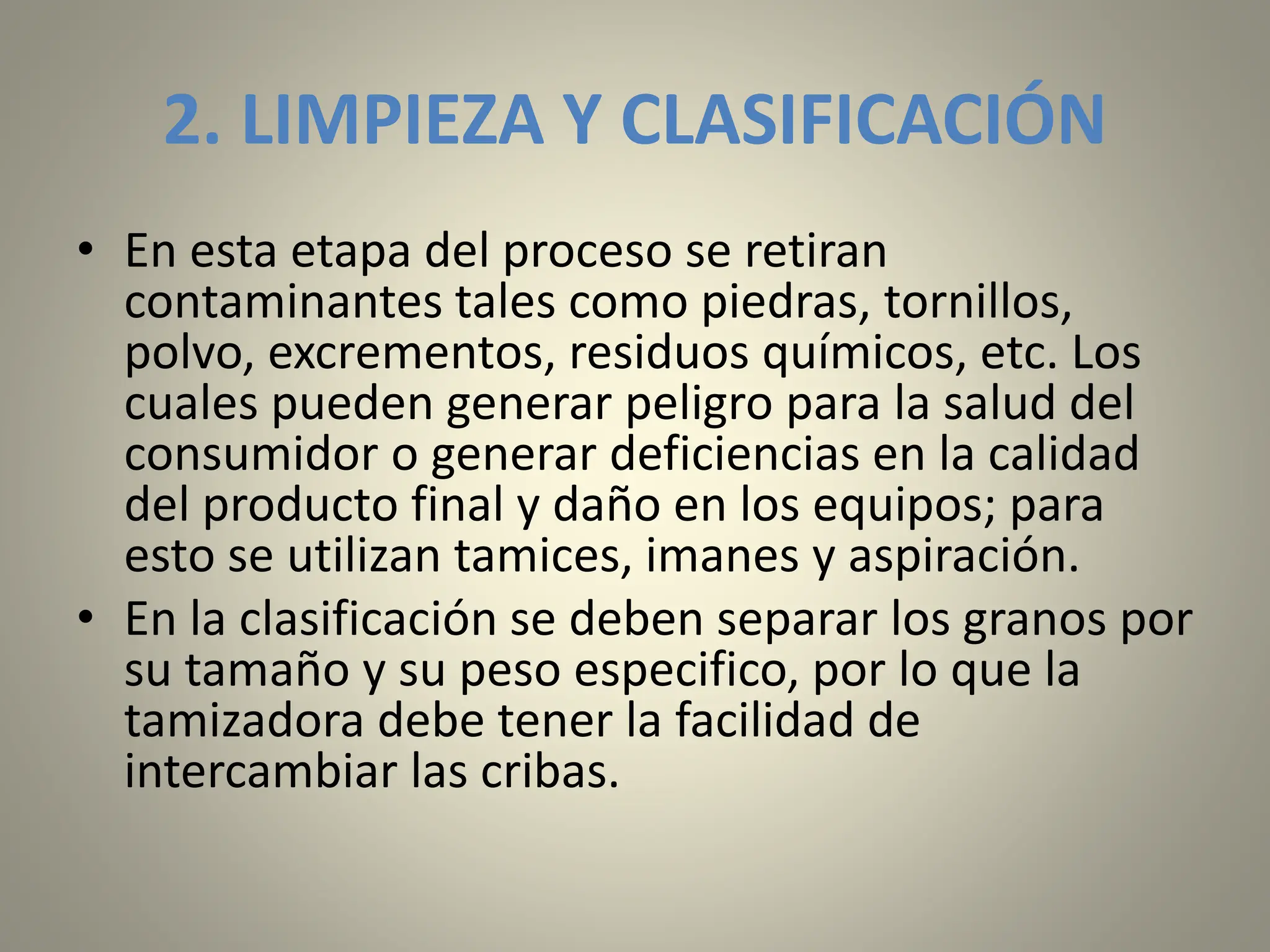 Etapas del Proceso industrial del Chocolate | PPT