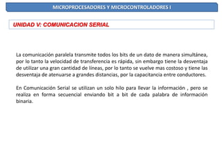 Comunicación Serial | PPTX
