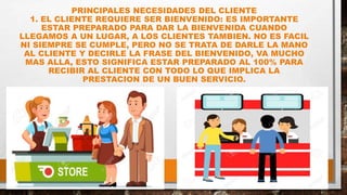 UNIDAD VI COMPRENSION DE LAS NECESIDADES DE LOS CLIENTES Y SU ...