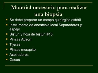 Principios de biopsia y diagnostico precoz de cancer | PPT