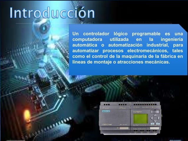 Unidad V tema 1 PLC (ICI) | PPT