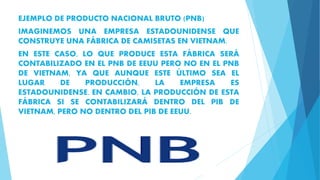 UNIDAD XI PRODUCTO NACIONAL BRUTO (PNB) | PPTX
