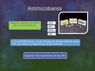 Antimicrobianos | PPTX