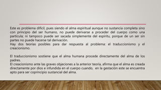 Unidad y dualidad del ser humano | PPTX