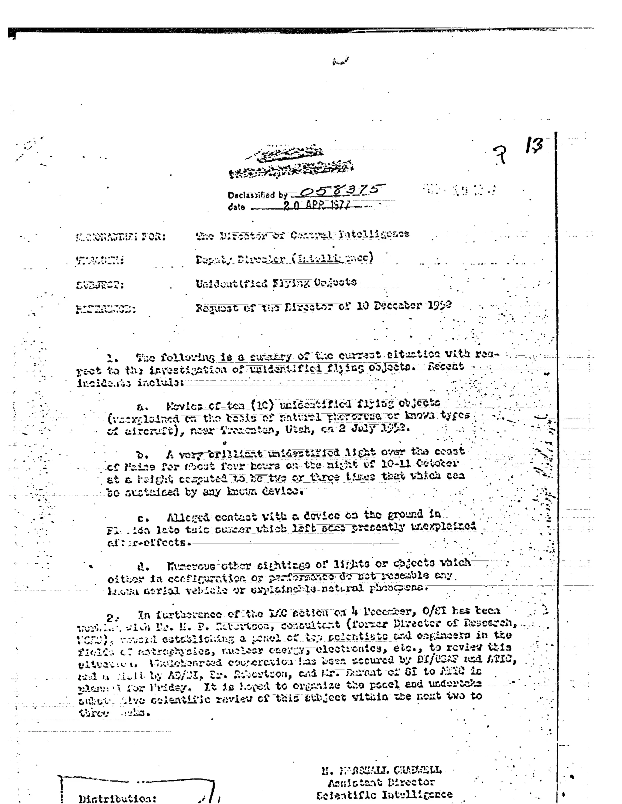 Unidentified flying objects 1953 | PDF