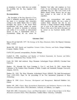 Jack Corbo Unidentified Frog Manuscript | PDF