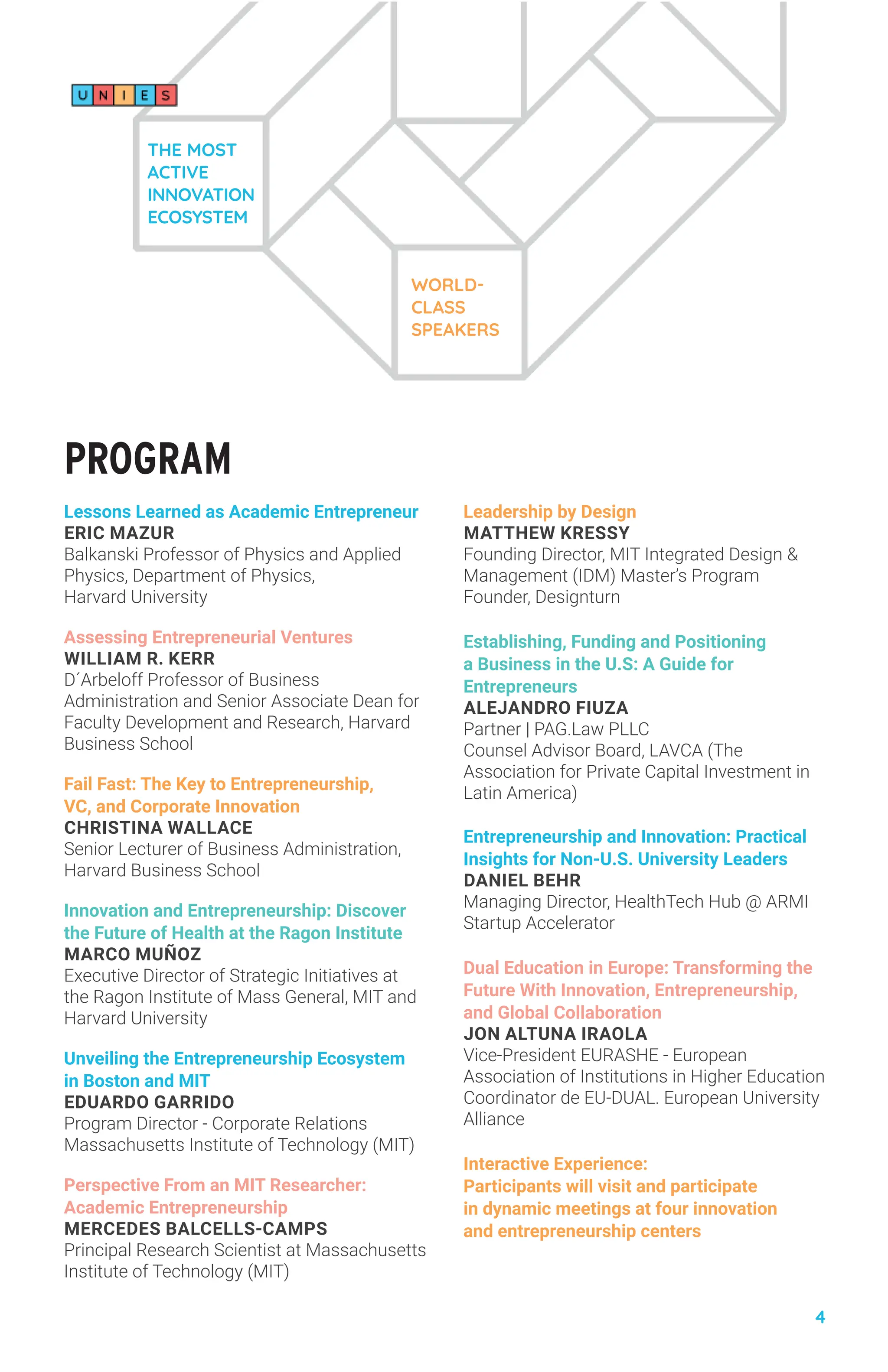 Programa UNIES 2024 - IAP - International Academic Program | PDF