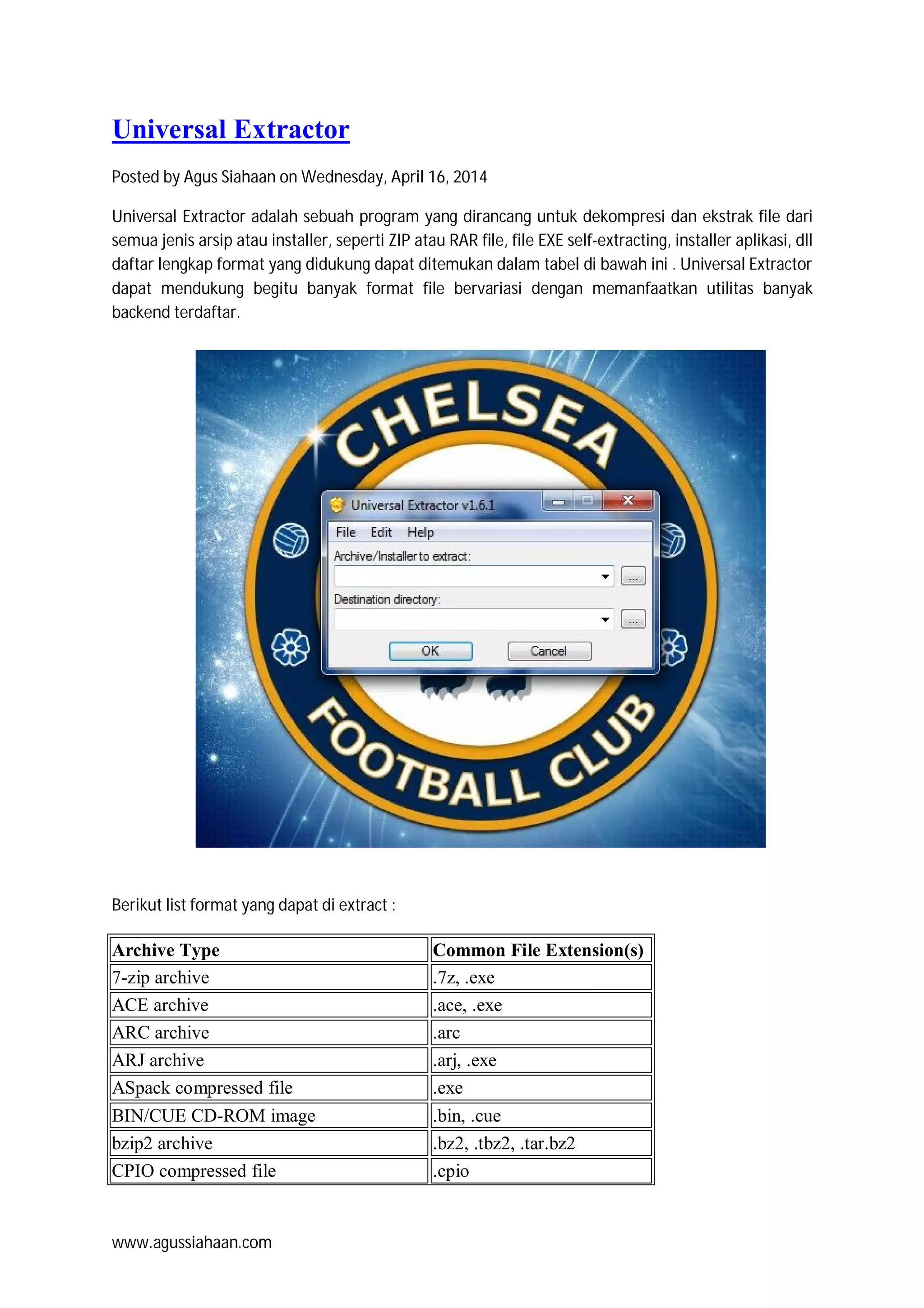 Universal Extractor | PDF