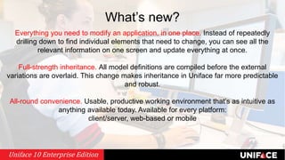Uniface 10 Enterprise Edition | PPTX