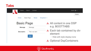 Uniface Lectures Webinar - Building Responsive Applications with Uniface: Development | PPT