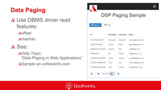 Uniface Lectures Webinar - Building Responsive Applications with Uniface: Development | PPT