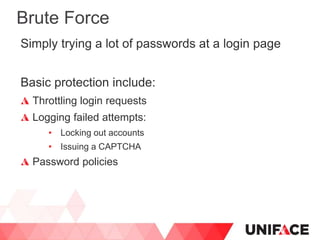 Uniface Web Application Security | PPTX | Web Development | Internet