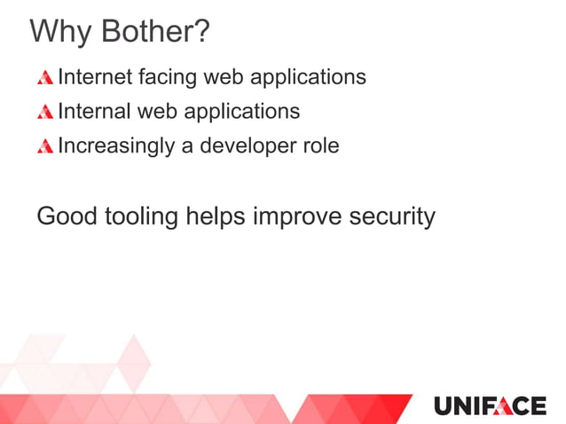Uniface Web Application Security | PPTX | Web Development | Internet