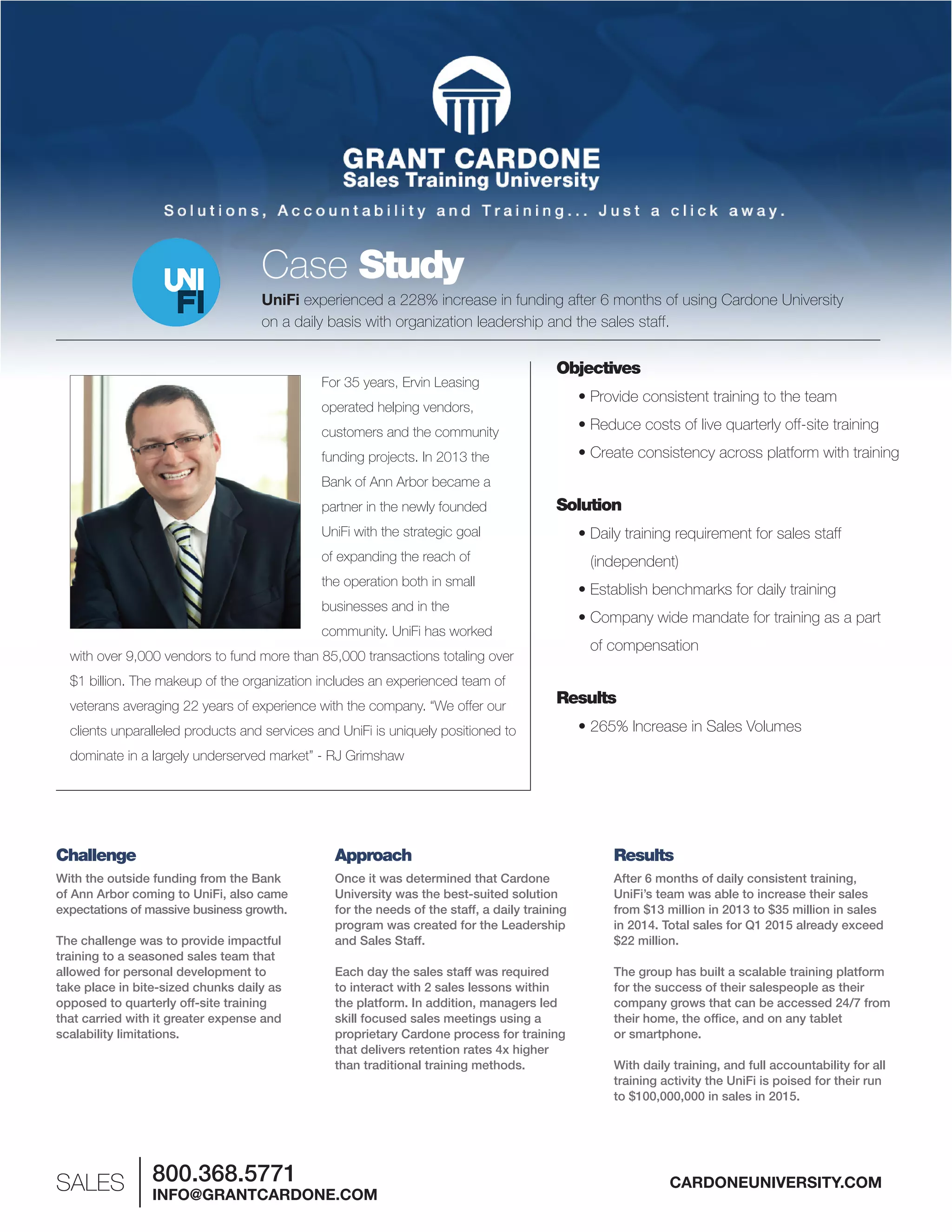 Uni fi case study | PDF | Sales | Business