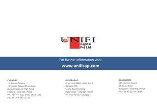 Unifi Capital Corporate Profile | PDF