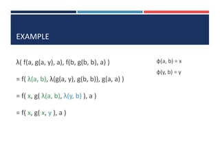 Unification and Anti-Unification Algorithm | PPT