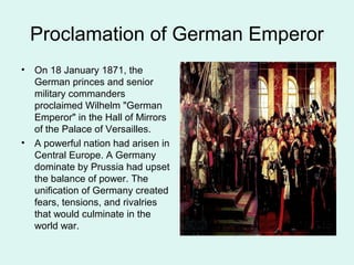 Unification of germany | PPT | Political Issues & policy | Politics