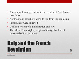 Unification of Italy, History, class 10 cbse | PDF