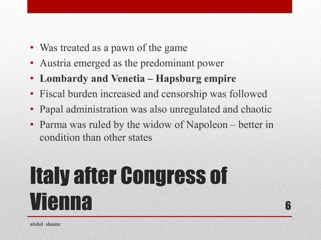 Unification of Italy, History, class 10 cbse | PDF | Europe Travel ...