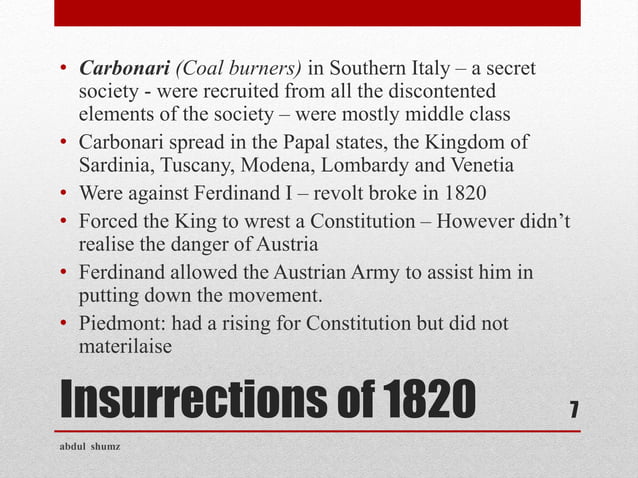 Unification of Italy, History, class 10 cbse | PDF | Europe Travel ...