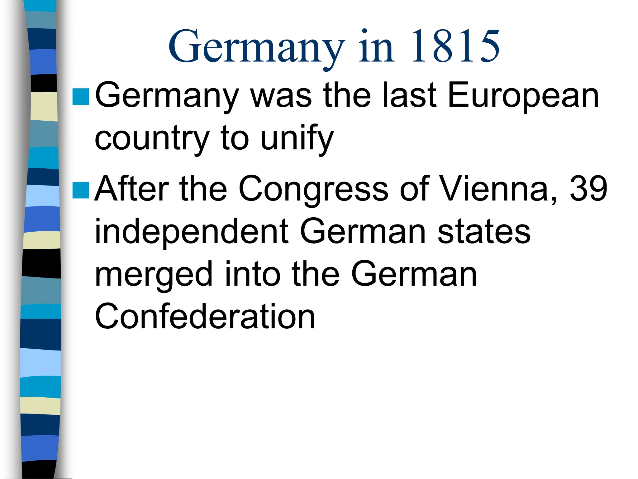 Unification of Italy and Germany PowerPoint | PPT