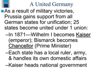 Unification of Italy and Germany PowerPoint | PPT